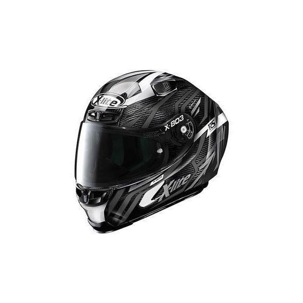NOLAN フルフェイスヘルメット X-lite X-803RS Mサイズ ウルトラカーボン ディセプション グレー/77 DAYTONA ...