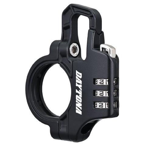 DAYTONA（バイク用品） DAYTONA デイトナ バイク用 ヘルメットロック 取付幅13mm スレンダーヘルメットロック ダイヤルタイプ ...