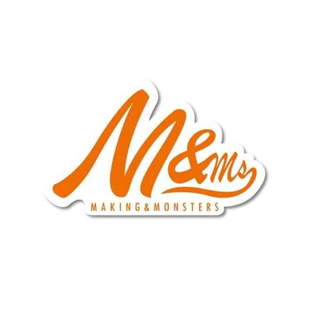 GOODS STICKER "M&Ms" ホワイト/オレンジ グッズ MMS-ST001 : MOTO-OCC ヤフーショッピング店 - 通販 ...