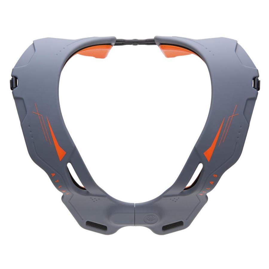 ダートフリーク 在庫有り 当日発送 ATLAS アトラス アトラスブレース ヴィジョン VC1-07 グレー/オレンジ MTBやエンデューロにも最適 : MOTO-OCC ヤフーショッピング店 ...