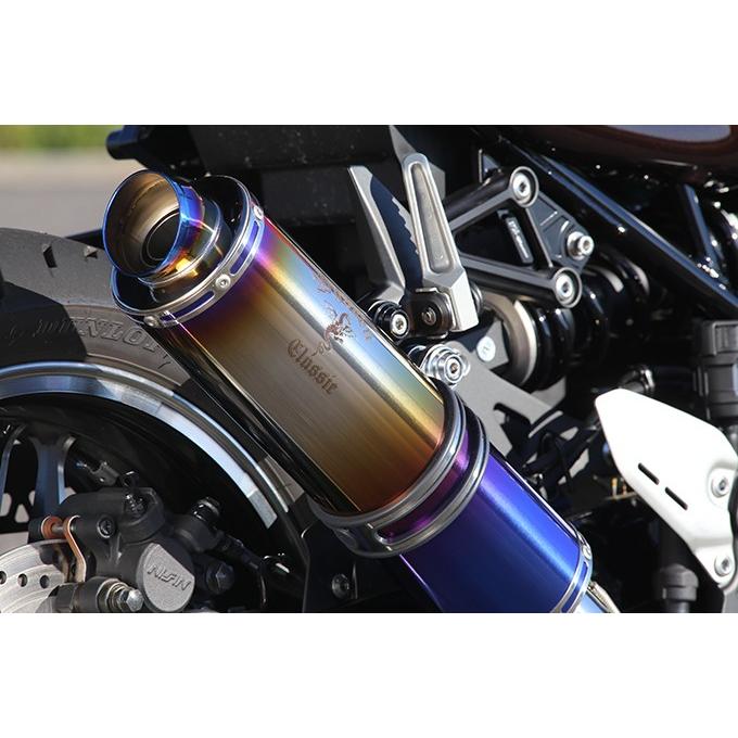 Kawasaki Z900RS/CAFE('17〜)/SE(’21〜) ワイバンクラシックR UPタイプ チタンドラッグブルー r’s ...