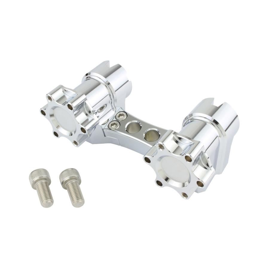 シフトアップ モンキー(12V/Z50J-2000001〜)用ビレットハンドルブラケット＆ノブセット(メッキ×メッキ)_シフトアップ : モト ...