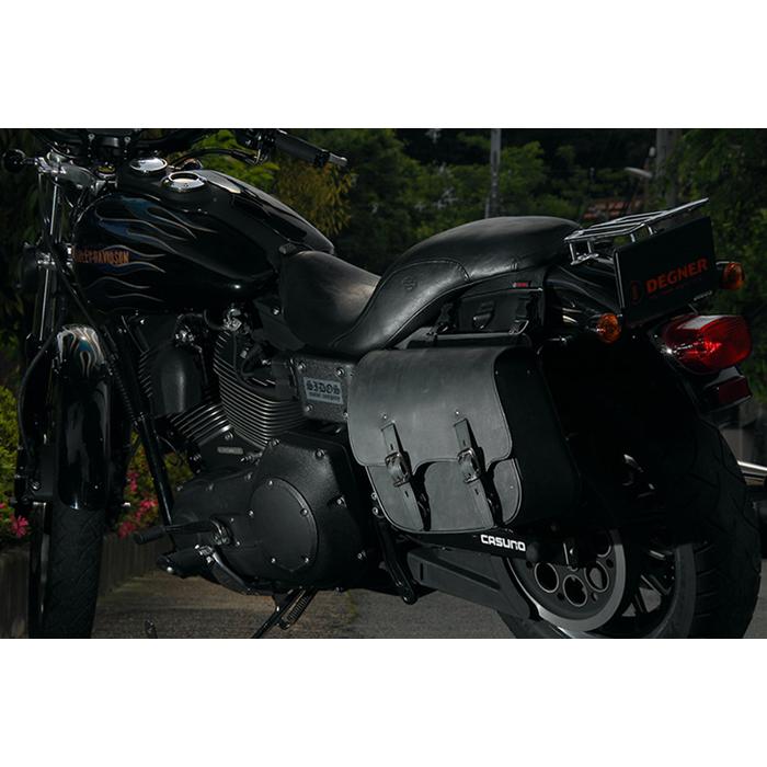 DEGNER DEGNER デグナー SB-60IN レザーサドルバッグ サイドバッグ ツーリングバッグ レインカバー付属 牛革 オイルレザー : バイク用品専門店 MOTO TOWN ...