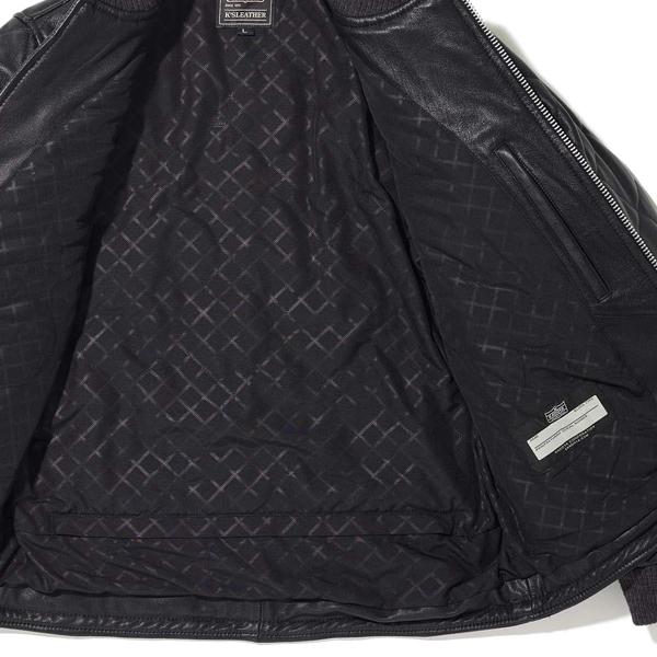 カドヤ KADOYA カドヤ K'S LEATHER SB9 No.1643-0 2022-23秋・冬 レザーワークジャケット ブラック ブラウン キルティング 山羊革 防風・防寒 バイク ...