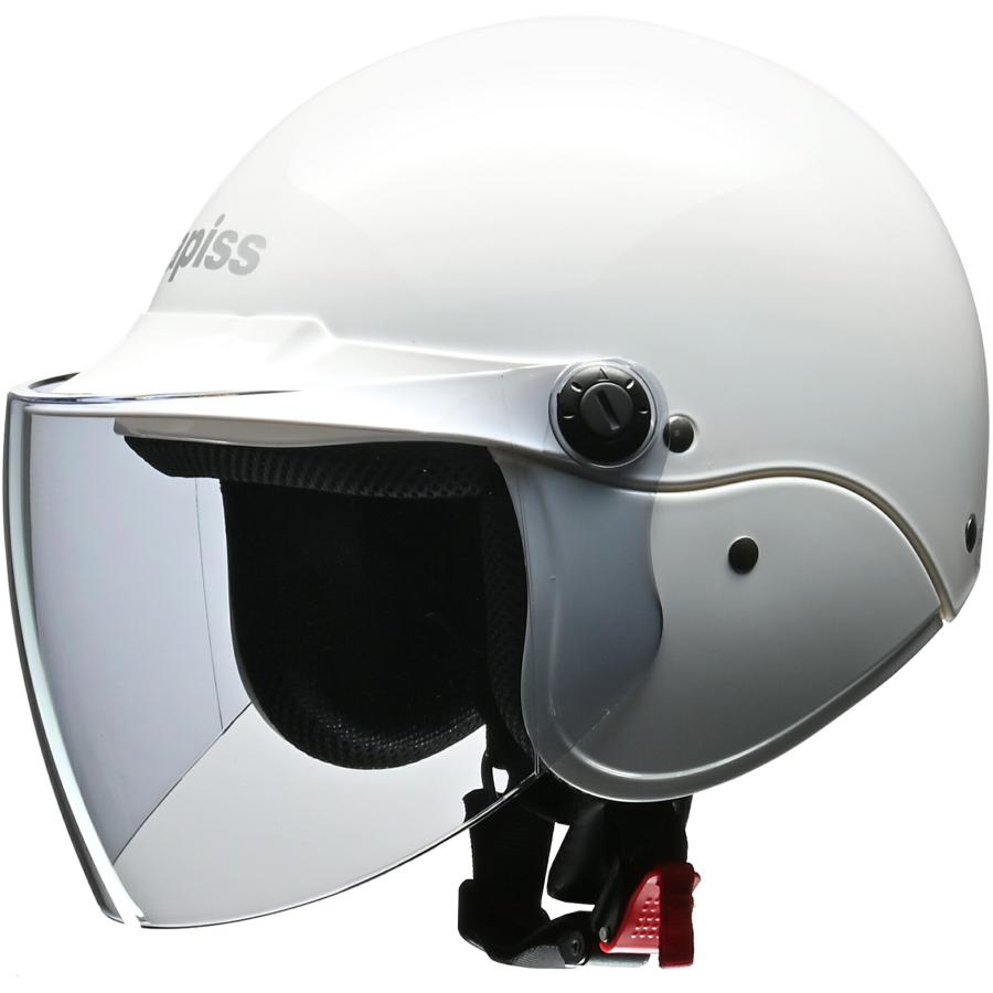 リード工業 LEAD バイク ジェット ヘルメット apiss AP-603 ホワイト フリーサイズ (57-60cm未満) : moto ...