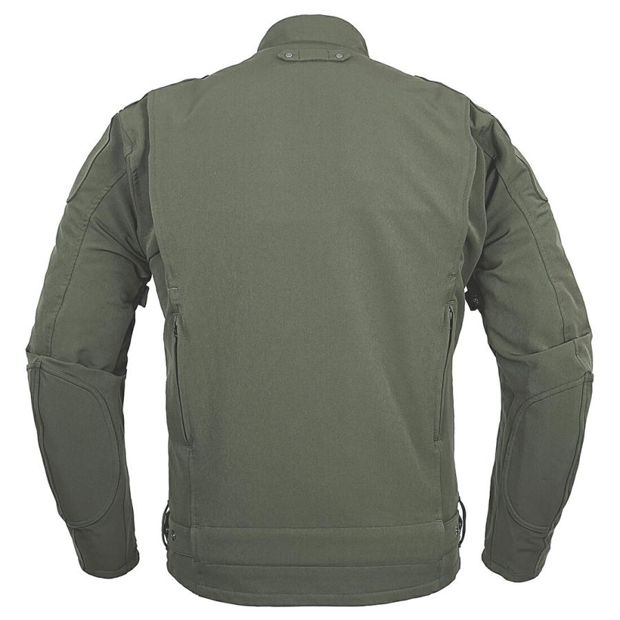 ラフ＆ロード ROUGH&ROAD (ラフ&ロード) バイク用 ジャケット RR7250 エアスルーソフトシェルストレッチライディングZIPジャケット オリーブ XLサイズ RR7250OV5 ...