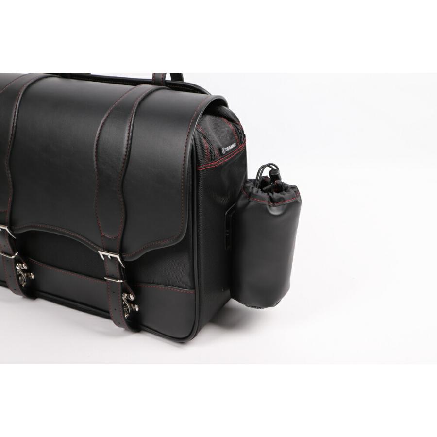 DEGNER デグナー NB-100 バイク用 ナイロンサドルバッグ サイドバッグ ブラック-レッド : moto-zoa ヤフーショッピング店 - 通販 - Yahoo!ショッピング