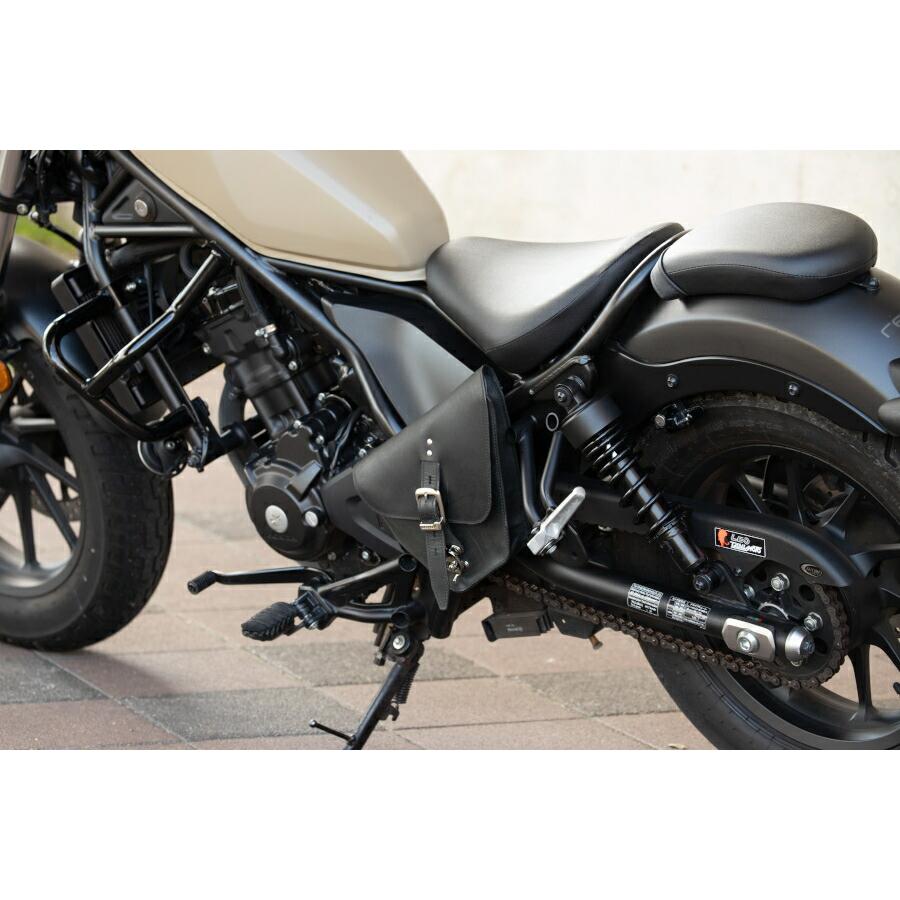 19日P2倍クーポン配布 DEGNER デグナー SB-106 バイク用 レブル専用レザーサドルバッグ サイドバッグ ヴィンテージブラック : itm0015820569 : moto-zoa ...