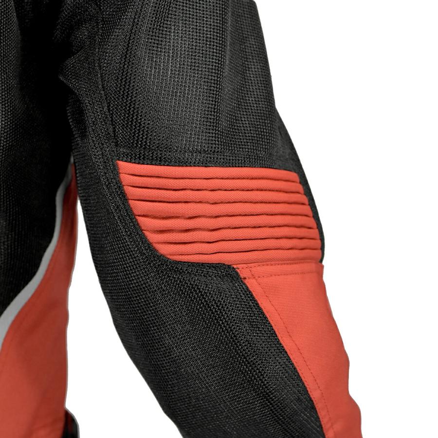 コミネ Komine バイク用 ジャケット JK-1573 プロテクトカーボンメッシュジャケット レッド/ブラック 4XLサイズ 07-1573/RD/BK/4XL ...