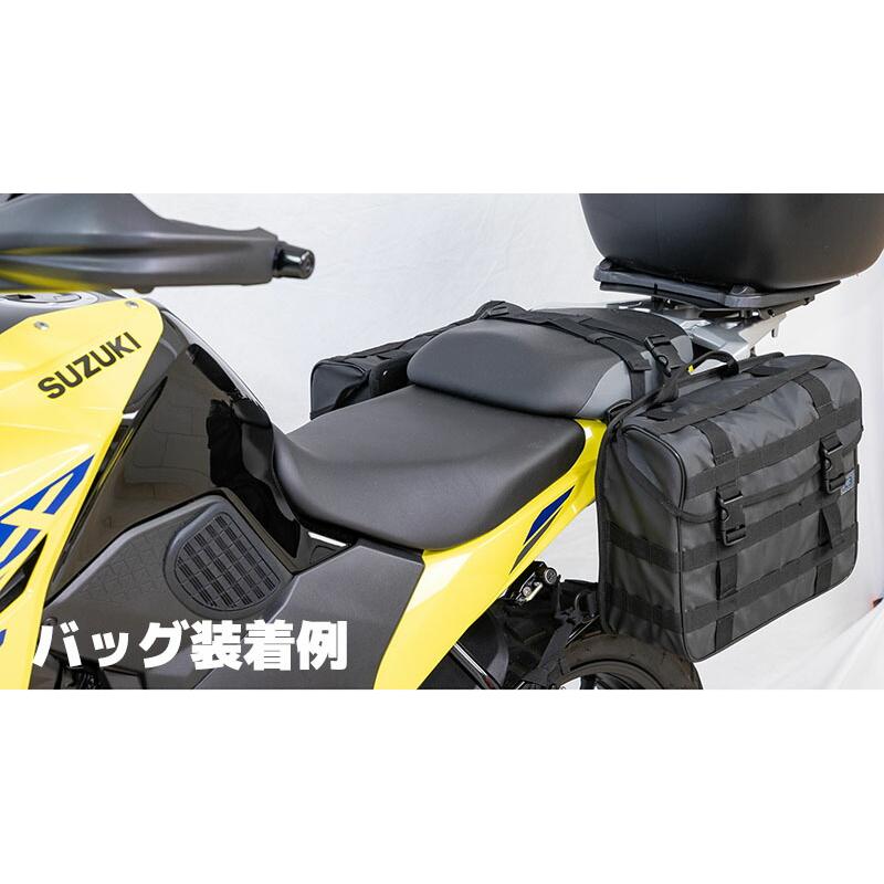 KIJIMA 25日500円OFFクーポン配布 キジマ バイク用 パニア サイド バッグサポート V-STROM250SX 23Y- ブラック 左右セット 210-4997 : moto ...