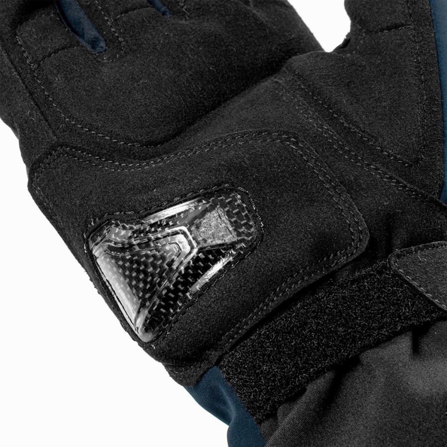 コミネ KOMINE バイク用 プロテクター付 ウインター 電熱グローブ EK-2175 プロテクトエレクトリックヒートグローブ セット ネイビー 3XLサイズ 08-2175 ...