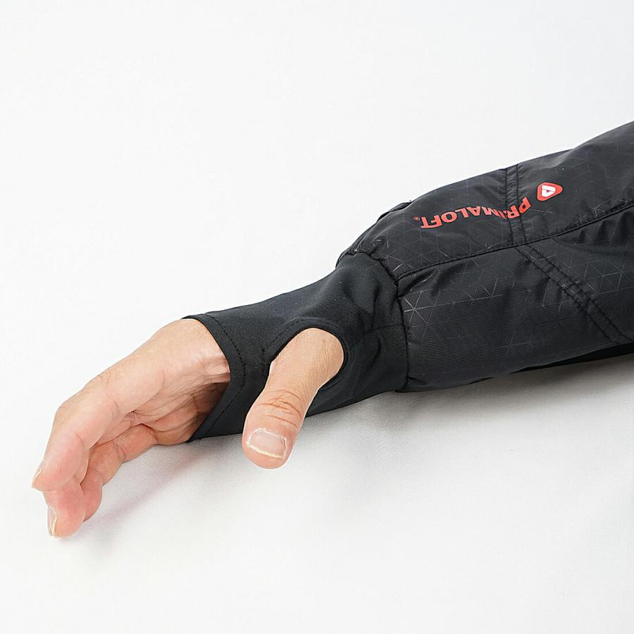 ラフ＆ロード ROUGH&ROAD (ラフ&ロード) バイク用 防風 防寒 透湿 RR7995 WGプリマロフトチタンインナージャケットカフ付き ブラック×グレー Lサイズ RR7995BK ...