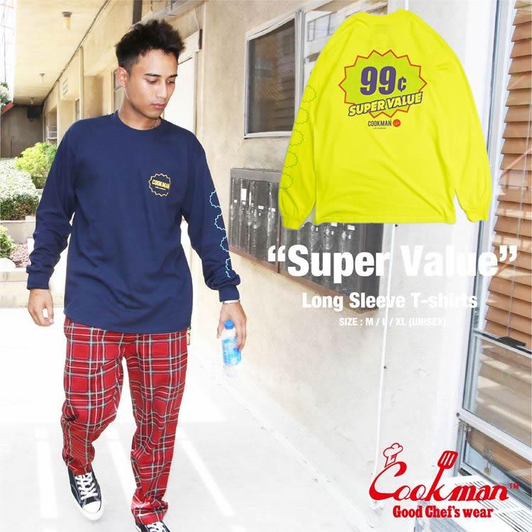 COOKMAN（クックマン） スーパーバリュー Tシャツ Super Value Cookman 231-03105 ロンT ユニセックス ...