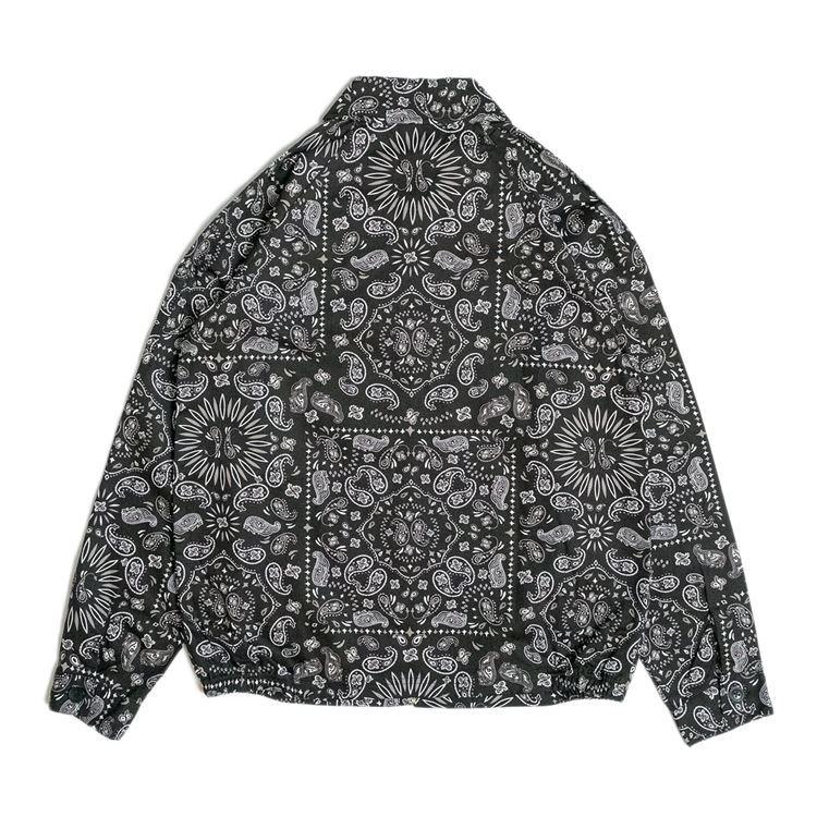 COOKMAN クックマン Delivery Jacket Paisley Black デリバリー COOKMAN クックマン Delivery Jacket Paisley Black デリバリー