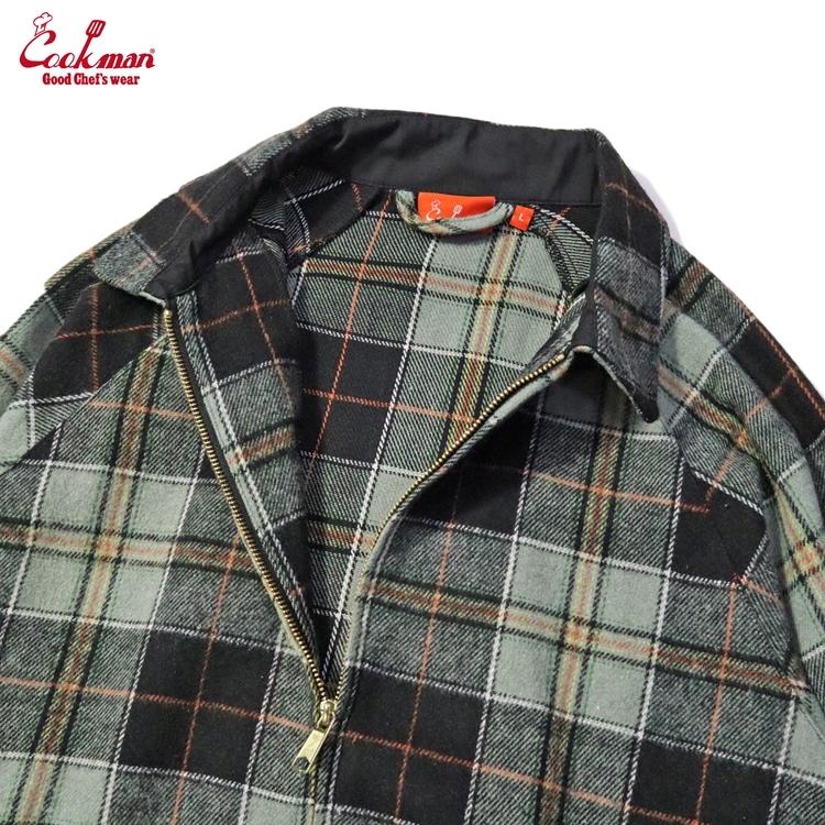 COOKMAN クックマン Delivery Jacket Woolmix Tartan Canadian COOKMAN クックマン Delivery Jacket Woolmix Tartan Canadian
