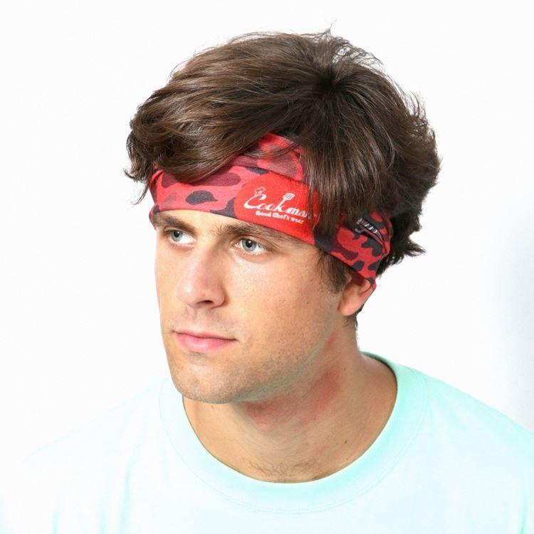 COOKMAN クックマン Chef's Scarf Camo Red Duck Hunter シェフズスカーフ カモレッド ダックハンター ...