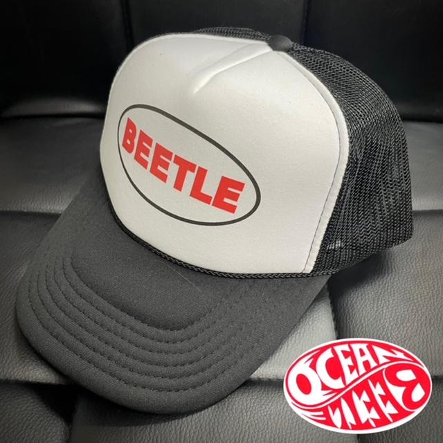 OCEAN BEETLE オーシャンビートル ビートルロゴキャップ BEETLE Logo cap btl-cap ビッグロゴ メッシュ ...