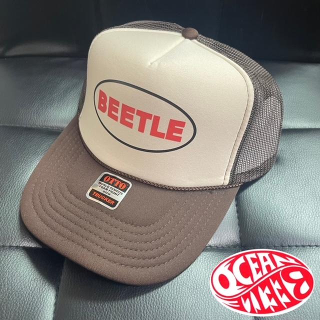 OCEAN BEETLE オーシャンビートル ビートルロゴキャップ BEETLE Logo cap btl-cap ビッグロゴ メッシュ ...