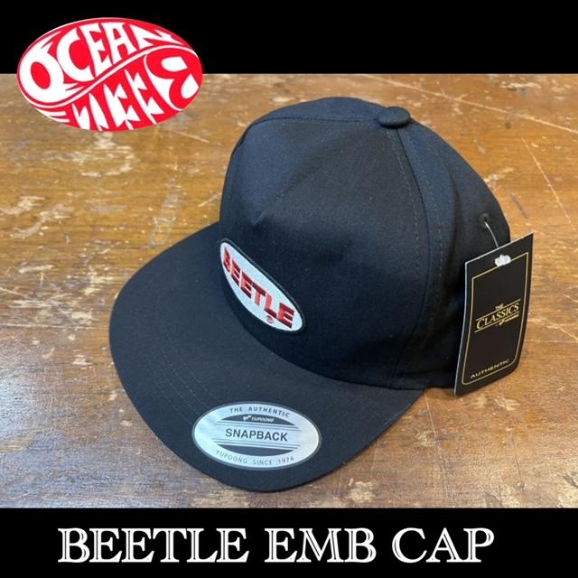 OCEAN BEETLE オーシャンビートル BEETLE EMB CAP ビートルエンブレム ロゴ キャップ 刺繍 [btlemb-cap ...
