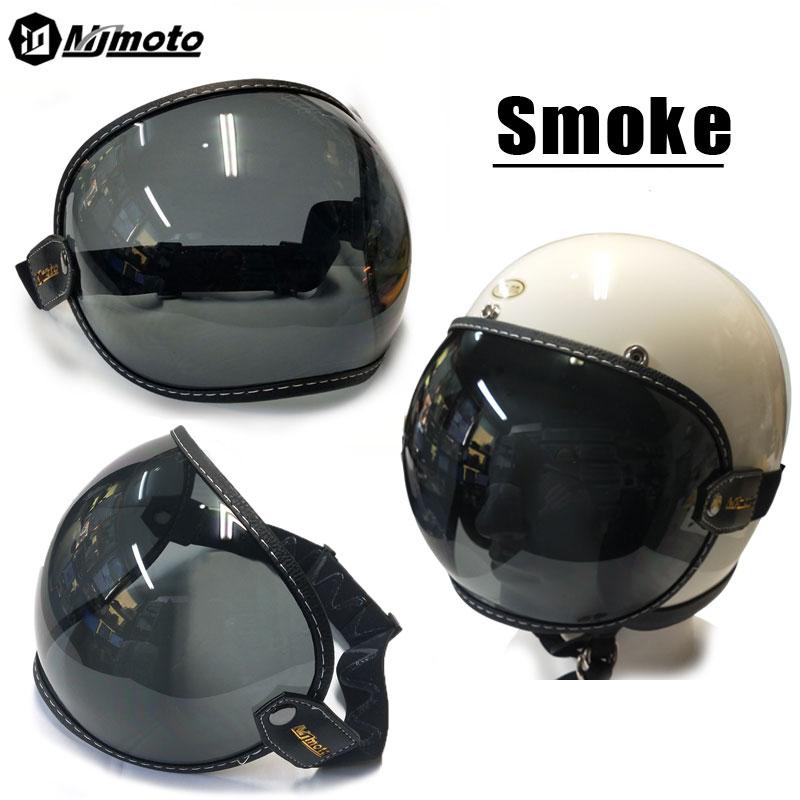 【MJmoto】 RETRO BUBBLE GOGGLES レトロバブルゴーグル シールド バブルレンズ｜ゴムバンド クリア イエロー ...