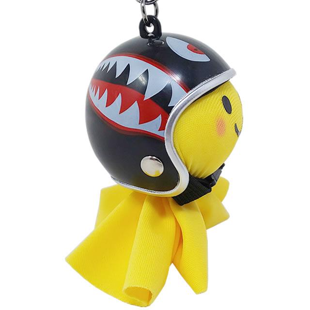 てるぼう＆ヘルメットキーホルダーセット『シャーク』 雨 梅雨 てるてる坊主 [TKC-02] : モトブルーズ宝塚 - 通販 - Yahoo!ショッピング