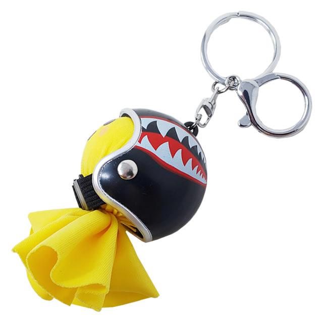 てるぼう＆ヘルメットキーホルダーセット『シャーク』 雨 梅雨 てるてる坊主 [TKC-02] : モトブルーズ宝塚 - 通販 - Yahoo!ショッピング