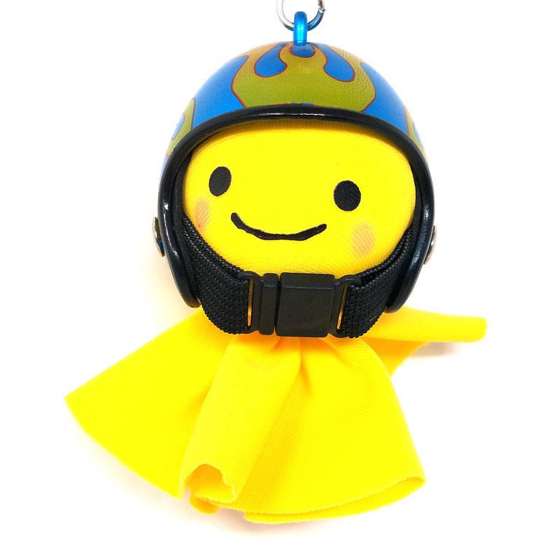 てるぼう＆ヘルメットキーホルダーセット『フレイム シャインブルー』 雨 梅雨 てるてる坊主 [TKC-04] : モトブルーズ宝塚 - 通販 - Yahoo!ショッピング