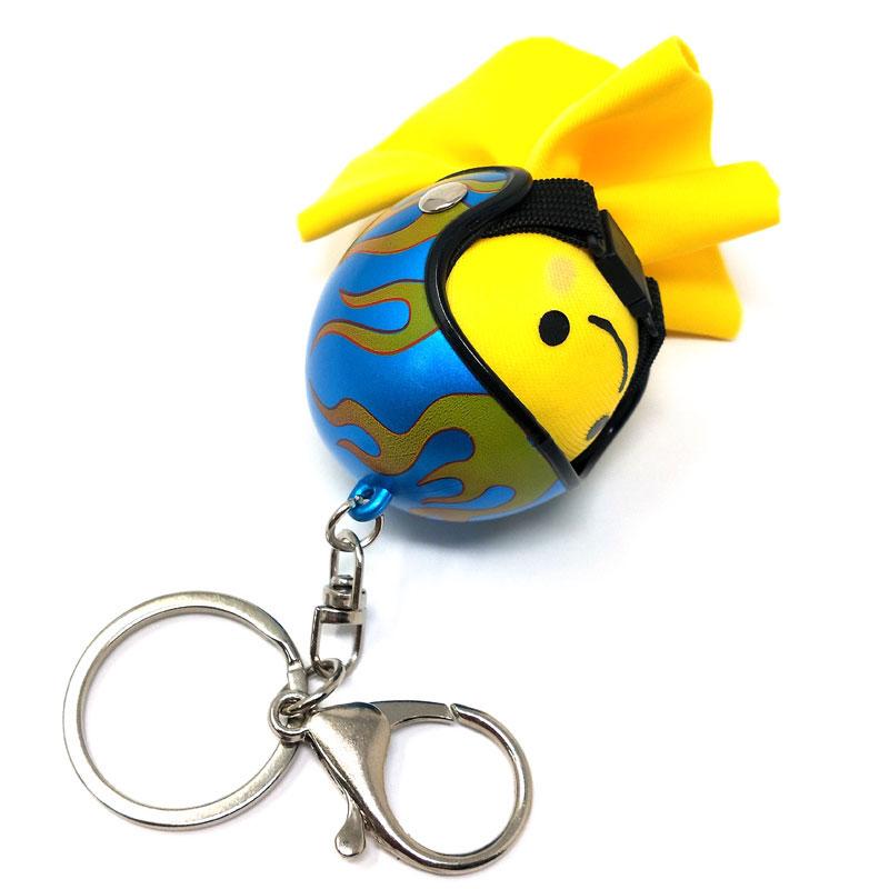 てるぼう＆ヘルメットキーホルダーセット『フレイム シャインブルー』 雨 梅雨 てるてる坊主 [TKC-04] : モトブルーズ宝塚 - 通販 - Yahoo!ショッピング