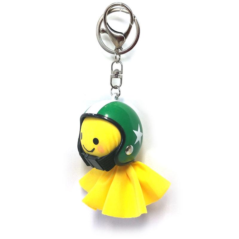 てるぼう＆ヘルメットキーホルダーセット『スター グリーン』 雨 梅雨 てるてる坊主 [TKC-32] : モトブルーズ宝塚 - 通販 - Yahoo!ショッピング