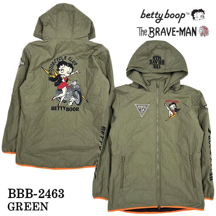 THE BRAVEMAN×BETTY BOOP ブレイブマン ベティ・ブープ コラボ 中綿 キルティングジャケット （BBB-2463） : bbb-2463 : モトブルーズ神戸 - 通販 ...
