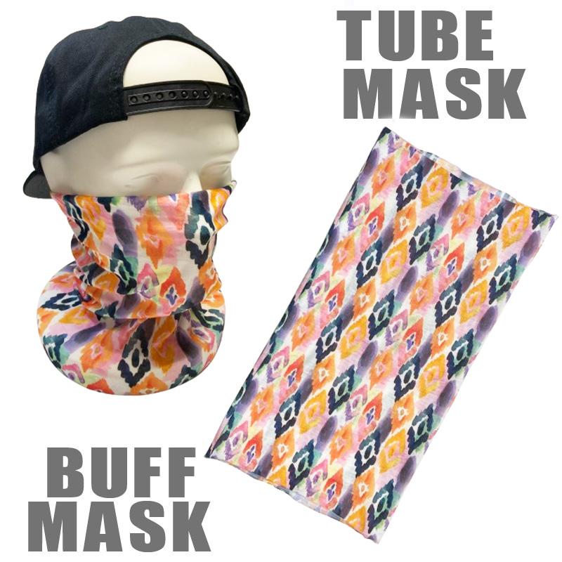 【メール便送料無料】ストレッチ素材チューブマスク『ホワイト 総柄』BUFF-WHGARA バフマスク BUFF MASK バイク : buff ...