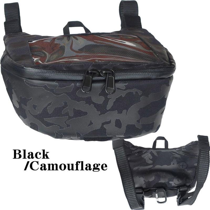 JAM’S GOLD SCMAP カラー：ブラックカモフラージュ スクーター ハンドルバッグ ポーチ タッチパネル対応 レインカバー付属 : モトブルーズ神戸 - 通販 - Yahoo!ショッピング