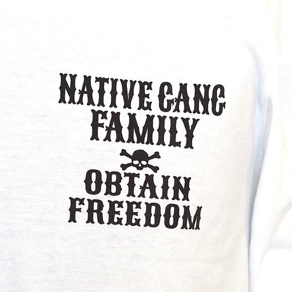 NATIVE GANG FAMILY｜長袖 Tシャツ NGF45-653 NEW後身バイクベイビーロンT｜2カラー・4サイズ｜ :NGF45 ...