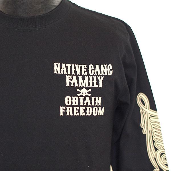 NATIVE GANG FAMILY｜長袖 Tシャツ NGF45-653 NEW後身バイクベイビーロンT｜2カラー・4サイズ｜ : モト ...