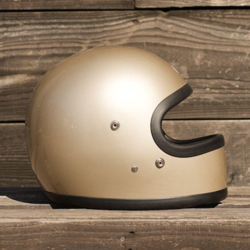 OCEAN BEETLE「STR」シャンパンゴールド サイズ：S （装飾用 オーシャンビートル ビンテージ フルフェイス : モトブルーズ神戸 - 通販 - Yahoo!ショッピング