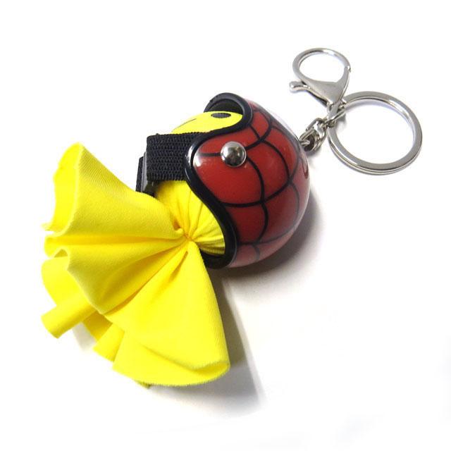 てるぼう＆ヘルメットキーホルダーセット『スパイダー』 雨 梅雨 てるてる坊主 [TKC-05] : モトブルーズ神戸 - 通販 - Yahoo!ショッピング