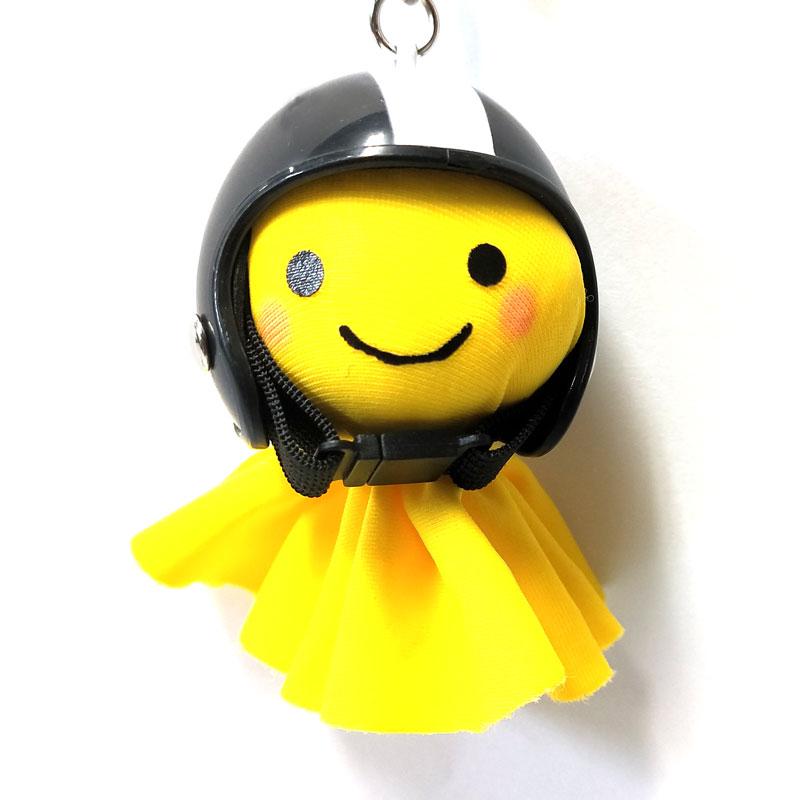 てるぼう＆ヘルメットキーホルダーセット『ベル』 雨 梅雨 てるてる坊主 [TKC-07] : tkc-07 : モトブルーズ神戸 - 通販 - Yahoo!ショッピング