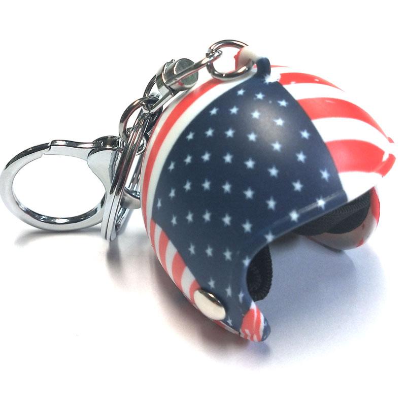 てるぼう＆ヘルメットキーホルダーセット『USA』 雨 梅雨 てるてる坊主 [TKC-09] :TKC-09:モトブルーズ神戸 - 通販 - Yahoo!ショッピング