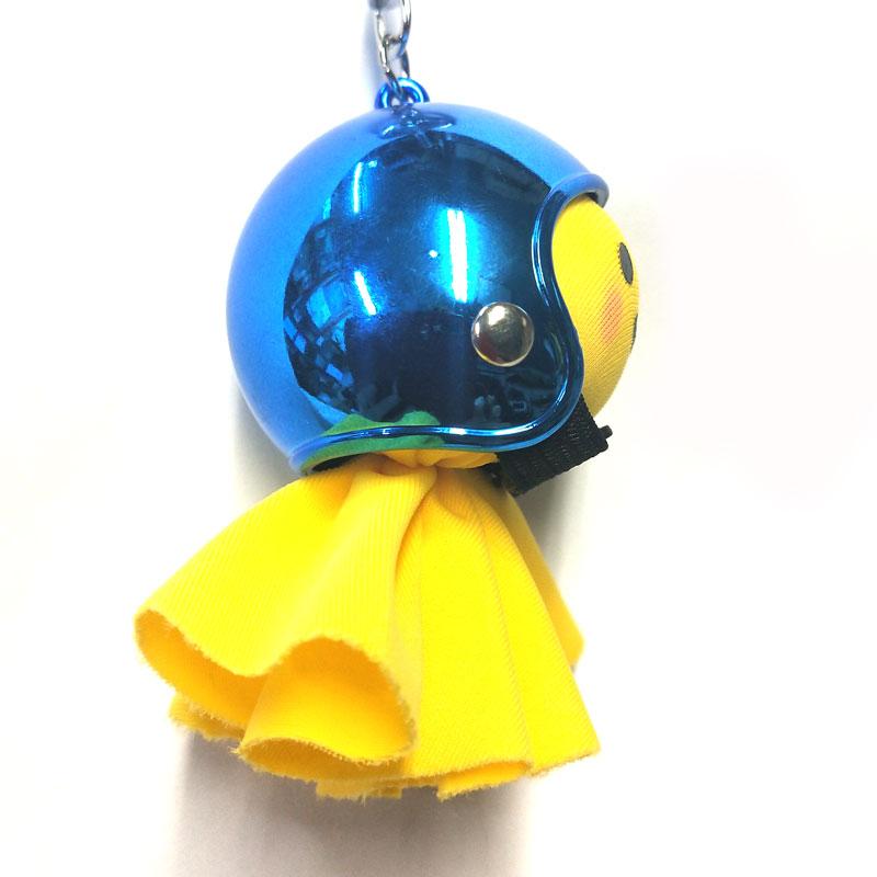 てるぼう＆ヘルメットキーホルダーセット『メタリック ブルー』 雨 梅雨 てるてる坊主 [TKC-23] : モトブルーズ神戸 - 通販 - Yahoo!ショッピング