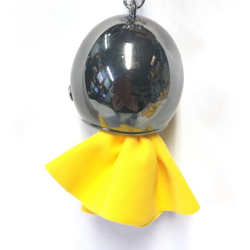 てるぼう＆ヘルメットキーホルダーセット『クローム』 雨 梅雨 てるてる坊主 [TKC-27] : モトブルーズ神戸 - 通販 - Yahoo!ショッピング