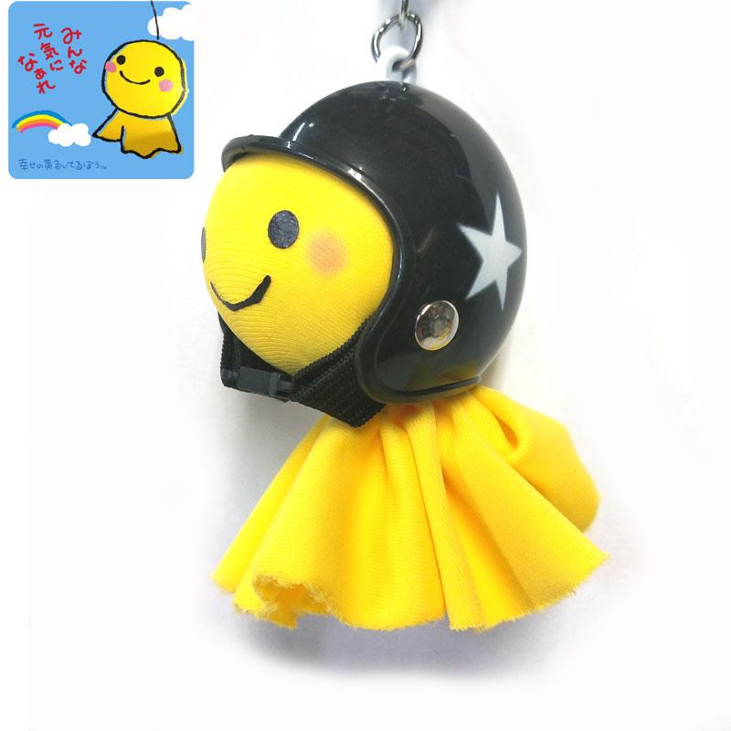 てるぼう＆ヘルメットキーホルダーセット『スター ブラック』雨 梅雨 てるてる坊主 [TKC-29] : モトブルーズ神戸 - 通販 - Yahoo!ショッピング