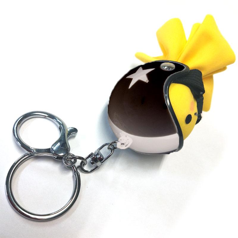 てるぼう＆ヘルメットキーホルダーセット『スター ブラック』雨 梅雨 てるてる坊主 [TKC-29] : モトブルーズ神戸 - 通販 - Yahoo!ショッピング