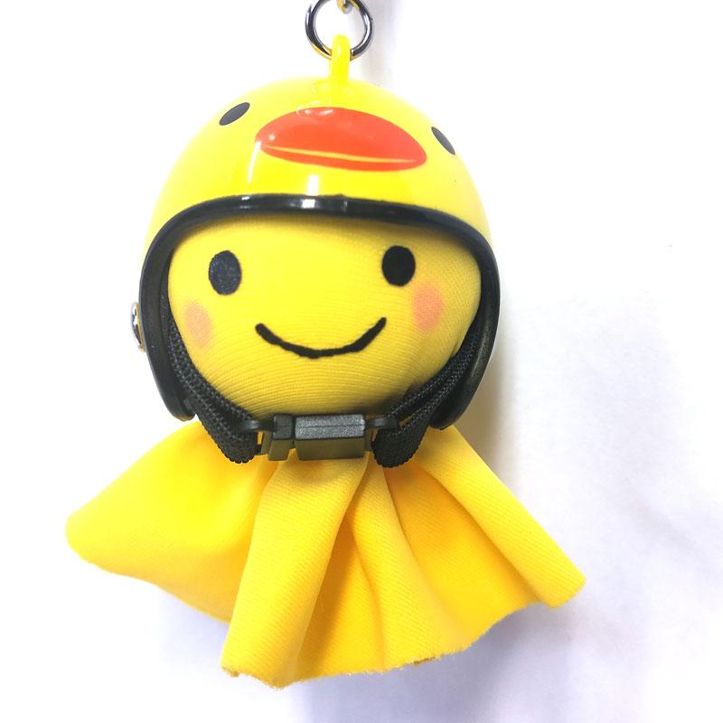 てるぼう＆ヘルメットキーホルダーセット『アヒル』雨 梅雨 てるてる坊主 [TKC-40] : モトブルーズ神戸 - 通販 - Yahoo!ショッピング