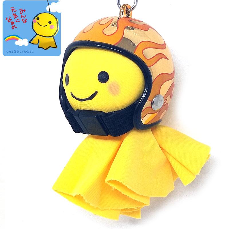 てるぼう＆ヘルメットキーホルダーセット『フレイム ゴールド』 雨 梅雨 てるてる坊主 [TKC-51] :TKC-51:モトブルーズ神戸 - 通販 - Yahoo!ショッピング