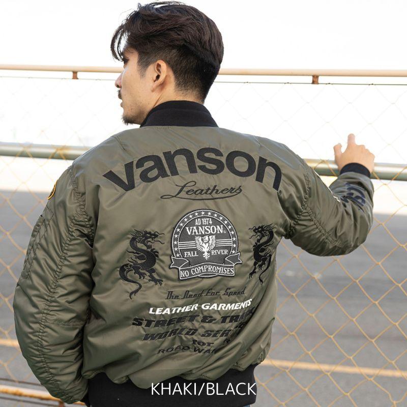 VANSON / バンソン MA-1 ジャケット TVS2408W 4カラー trooper : モトブルーズ神戸 - 通販 - Yahoo!ショッピング