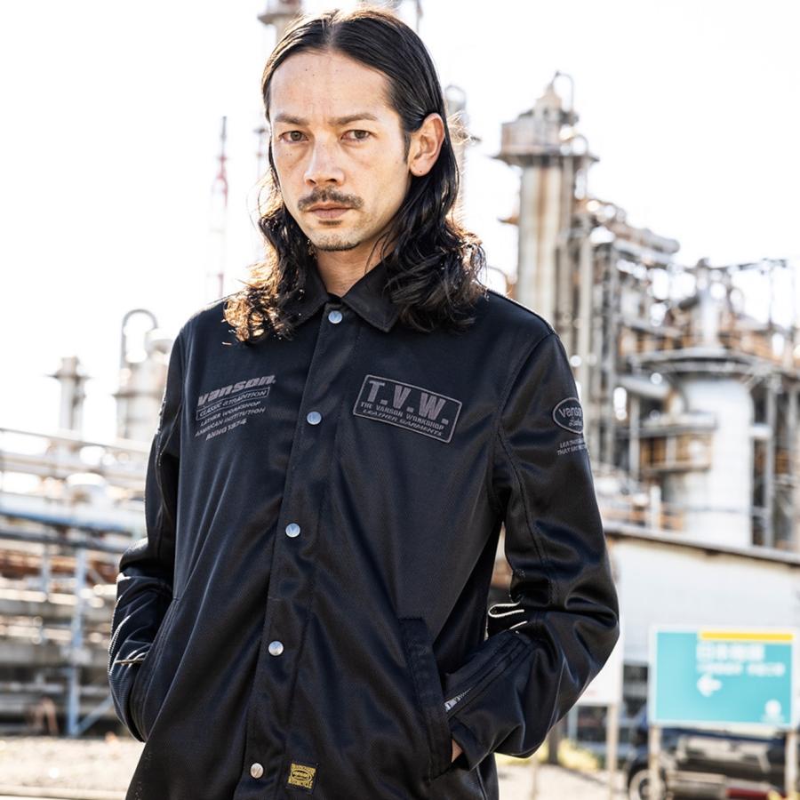 VANSON VANSON バンソン メッシュコーチジャケット（TVS2503S） : モトブルーズ神戸 - 通販 - Yahoo!ショッピング