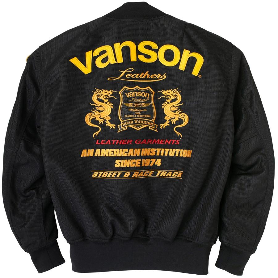 VANSON 【30％OFF！】VANSON バンソン メッシュMA-1ジャケット（VS24101S） : モトブルーズ神戸 - 通販 - Yahoo!ショッピング