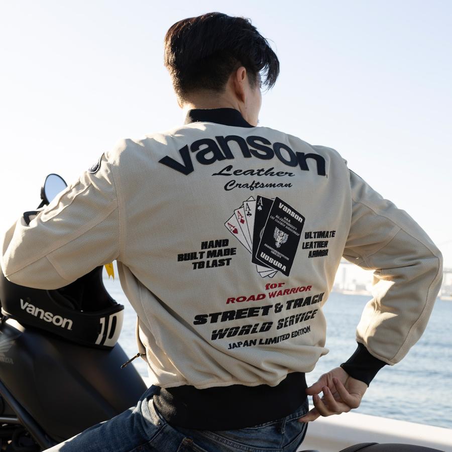 VANSON（バンソン） 【30％OFF！】VANSON メッシュMA-1ジャケット｜3カラー｜（VS24102S） : モトブルーズ神戸 - 通販 - Yahoo!ショッピング