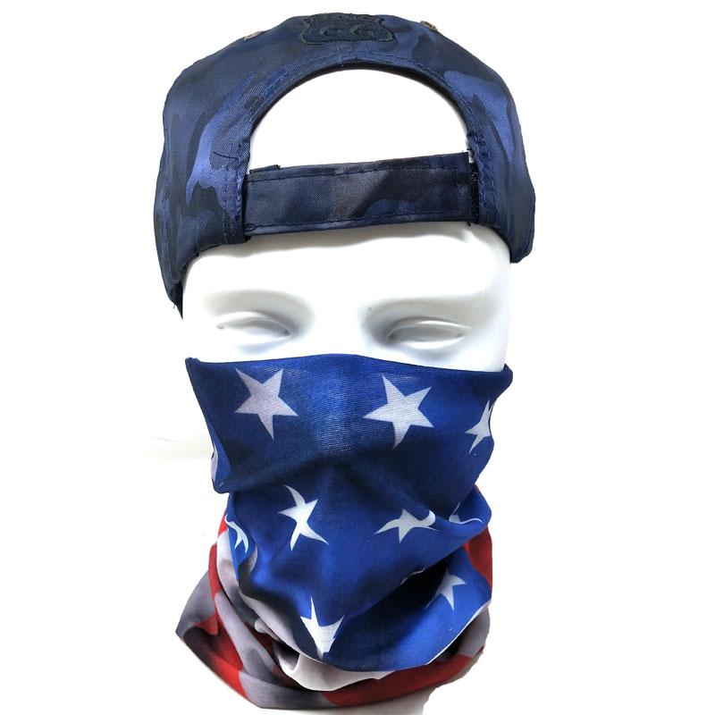 ストレッチ素材チューブマスク《S214 》 バフマスク アメリカン BUFF MASK バイク・アウトドア・ジョギング・日焼け・花粉対策 ...