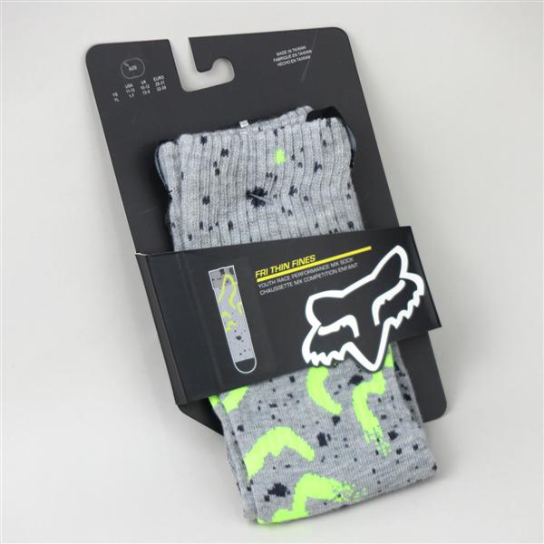フォックス（FOX） FOX/フォックスFLI/フライ ユース MX ソックス/靴下 NIRV/ナーブ グレー/イエロー 未使用(17814-086-S) : モトボックス - 通販 ...